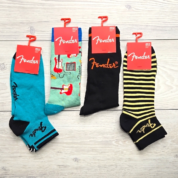 Fender | Underwear & Socks | Fender Socks 4 Pairs | Poshmark
